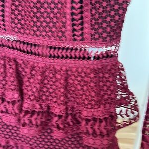 Self-Portrait | Dresses | Bnwt High Neck Lace Crochet Self Portrait ...